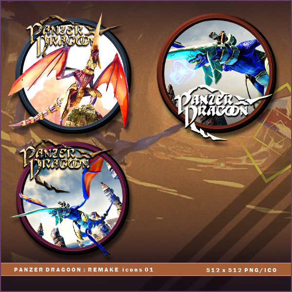 Panzer Dragoon: Remake icons by BrokenNoah on DeviantArt