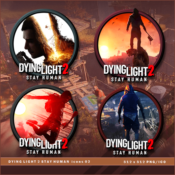 Dying Light 2 Stay Human icons 02 by BrokenNoah on DeviantArt