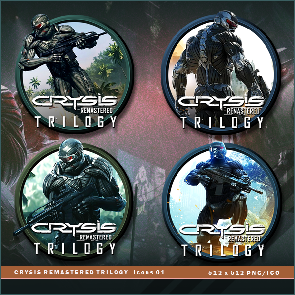 Crysis Remastered Trilogy icons by BrokenNoah on DeviantArt