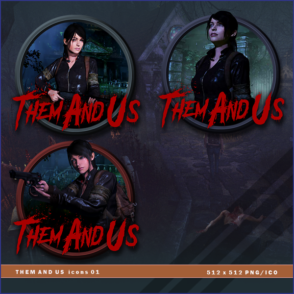 Them and Us icons by BrokenNoah on DeviantArt