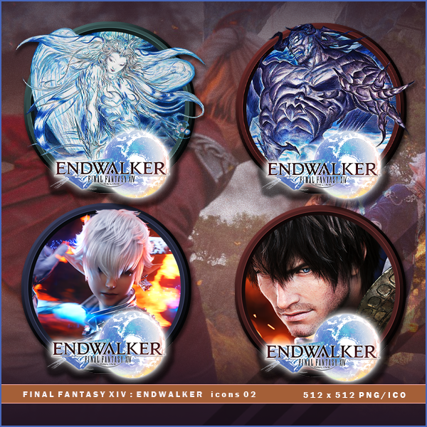 Final Fantasy XIV: Endwalker icons 02 by BrokenNoah on DeviantArt