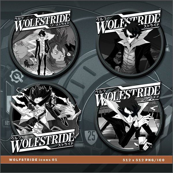 Wolfstride icons by BrokenNoah on DeviantArt