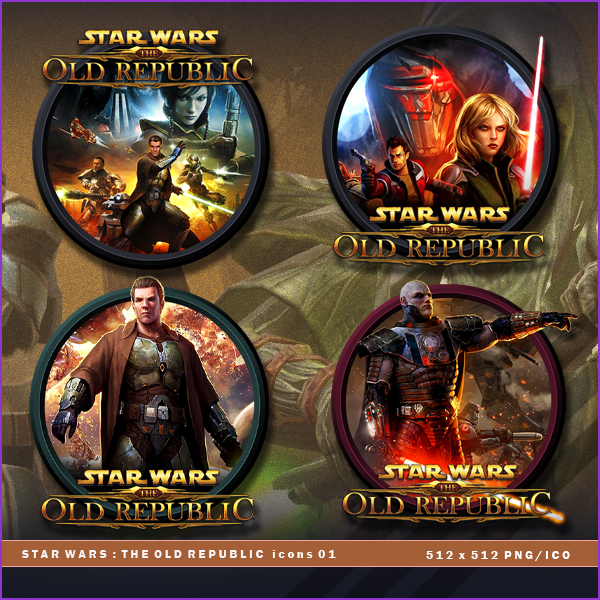 Star Wars: The Old Republic icons by BrokenNoah on DeviantArt