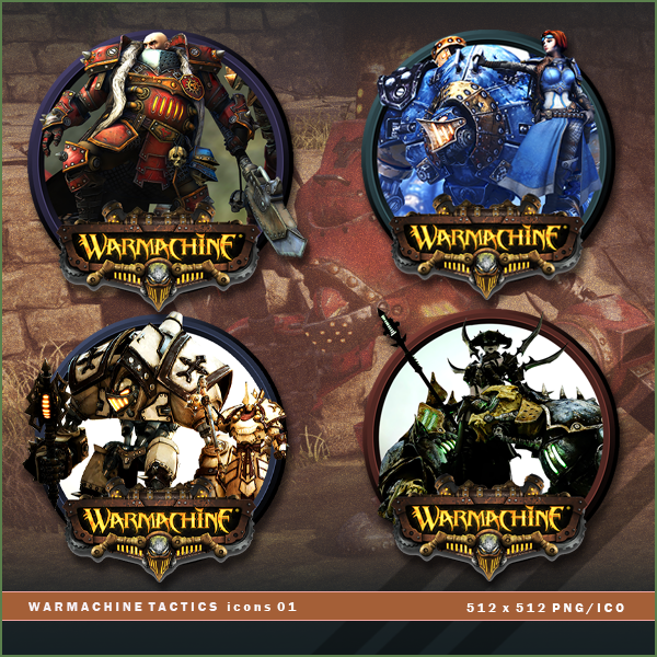 Warmachine Tactics icons by BrokenNoah on DeviantArt