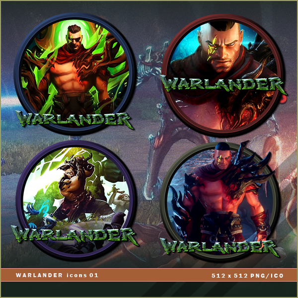 Warlander icons by BrokenNoah on DeviantArt