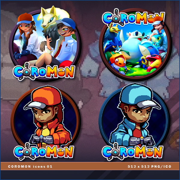 Coromon icons by BrokenNoah on DeviantArt