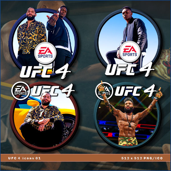 UFC 4 icons by BrokenNoah on DeviantArt