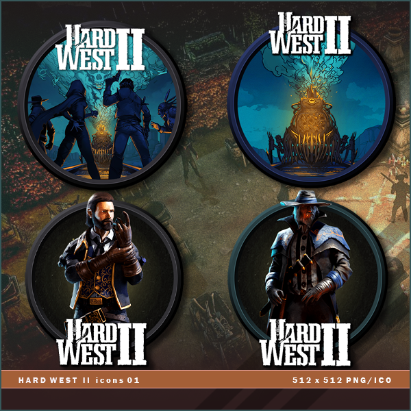 Hard West II icons by BrokenNoah on DeviantArt
