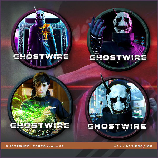 Ghostwire: Tokyo icons 002 by BrokenNoah on DeviantArt