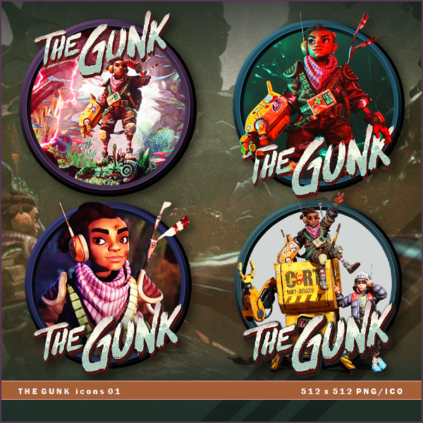 The Gunk icons by BrokenNoah on DeviantArt