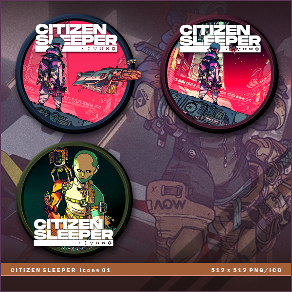 Citizen Sleeper icons by BrokenNoah on DeviantArt