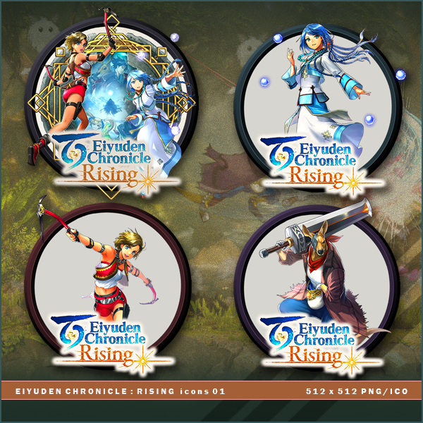 Eiyuden Chronicle: Rising icons by BrokenNoah on DeviantArt