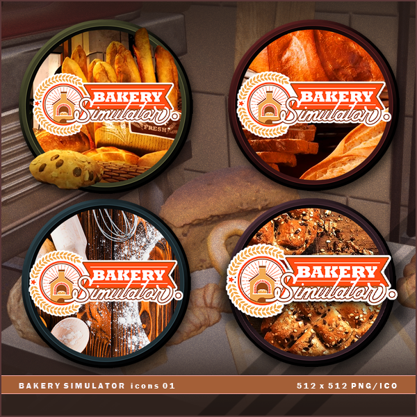 Bakery Simulator icons by BrokenNoah on DeviantArt