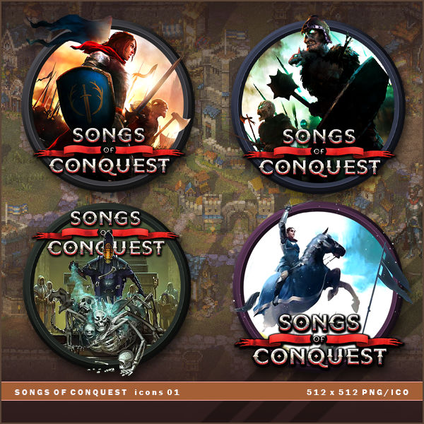 Songs of Conquest icons by BrokenNoah on DeviantArt