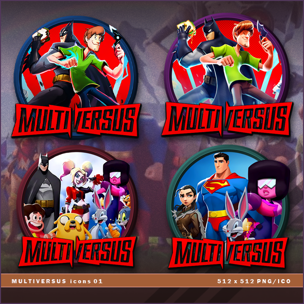 MultiVersus icons by BrokenNoah on DeviantArt