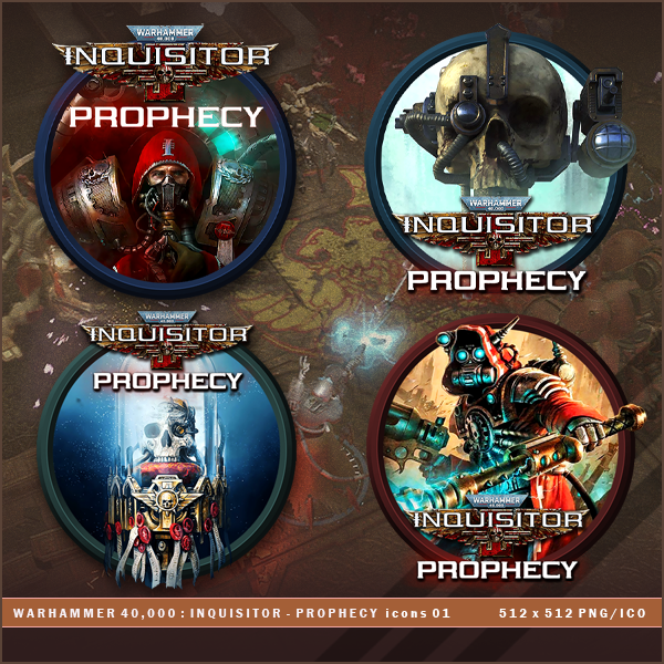 Warhammer 40,000: Inquisitor - Prophecy icons by BrokenNoah on DeviantArt