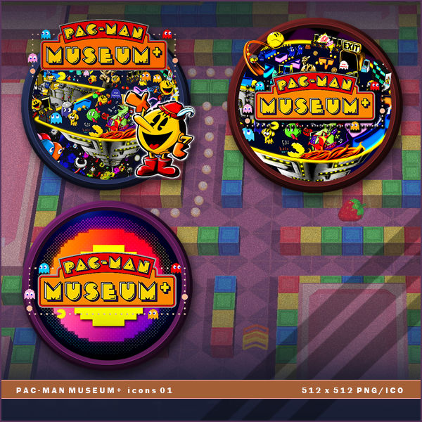 Pac-Man Museum+ icons by BrokenNoah on DeviantArt