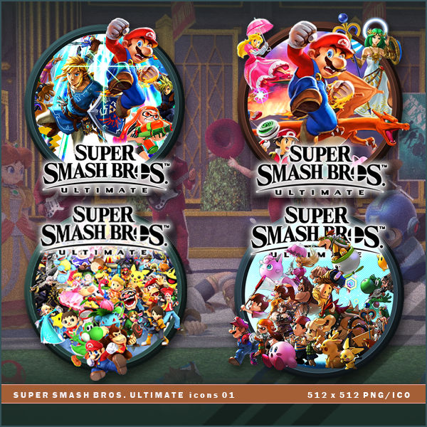 Super Smash Bros. Ultimate icons by BrokenNoah on DeviantArt