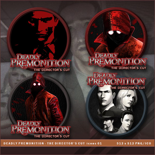 Deadly Premonition - The Director's Cut icons by BrokenNoah on DeviantArt