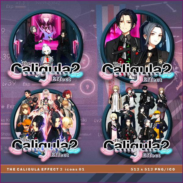 The Caligula Effect 2 icons by BrokenNoah on DeviantArt