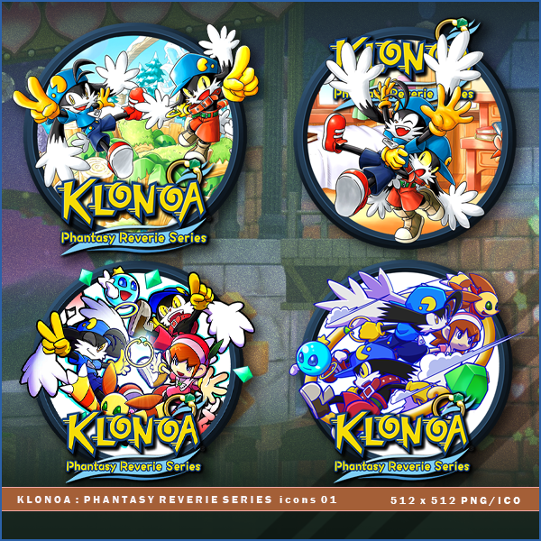 Klonoa: Phantasy Reverie Series icons by BrokenNoah on DeviantArt