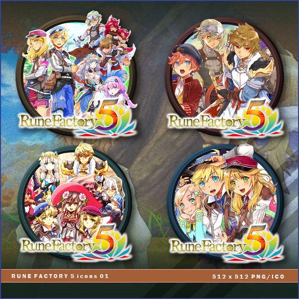 Rune Factory 5 icons by BrokenNoah on DeviantArt