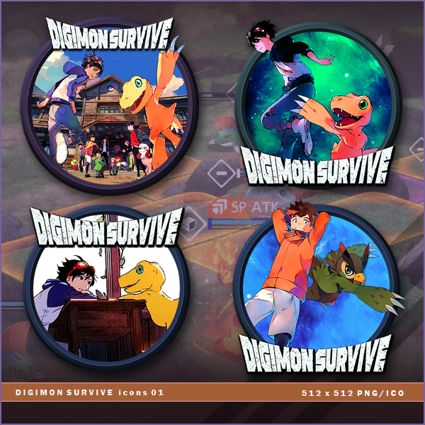 Digimon Survive icons by BrokenNoah on DeviantArt