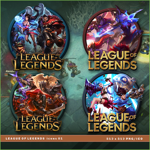 League of Legends icons by BrokenNoah on DeviantArt