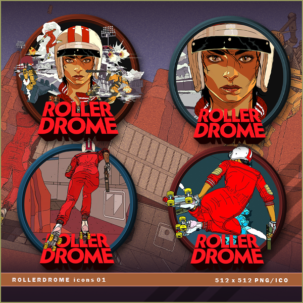 Rollerdrome icons by BrokenNoah on DeviantArt