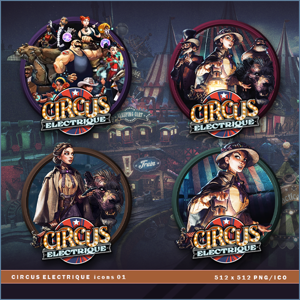 Circus Electrique icons by BrokenNoah on DeviantArt