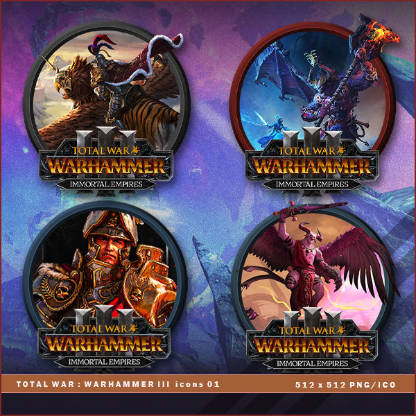Total War: Warhammer III Immortal Empires icons by BrokenNoah on DeviantArt
