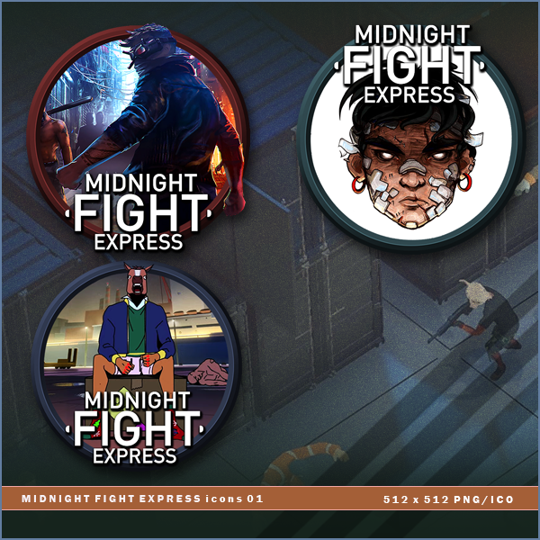 Midnight Fight Express icons by BrokenNoah on DeviantArt