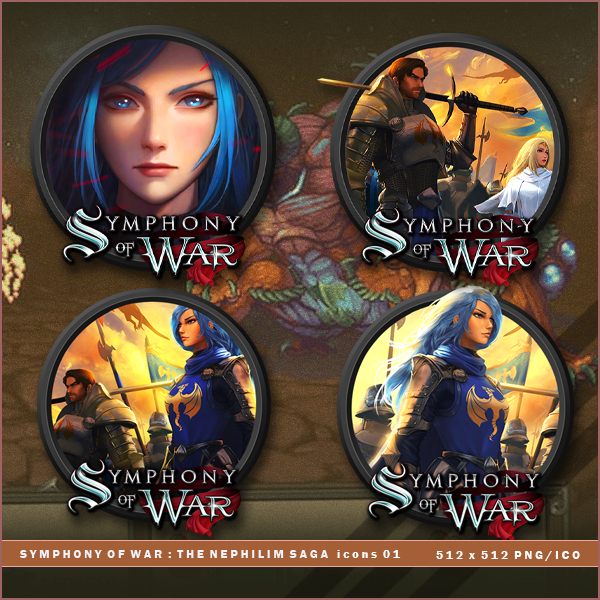 Symphony of War: The Nephilim Saga icons by BrokenNoah on DeviantArt