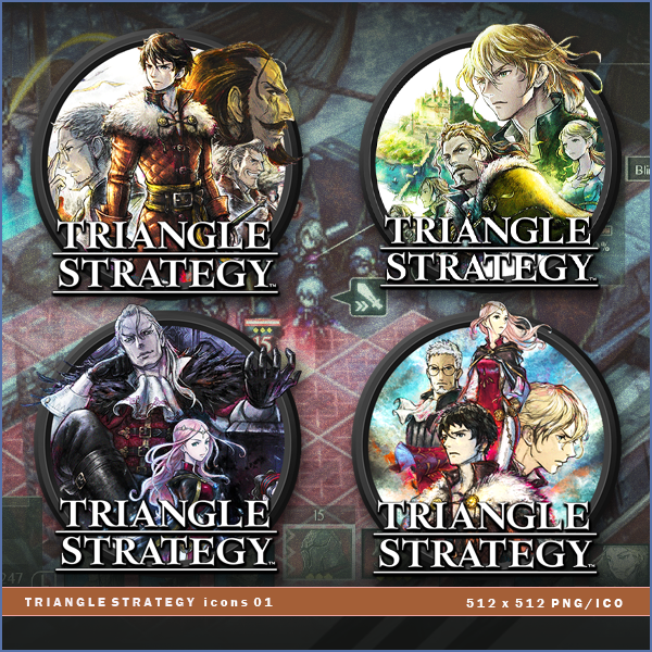 Triangle Strategy icons by BrokenNoah on DeviantArt