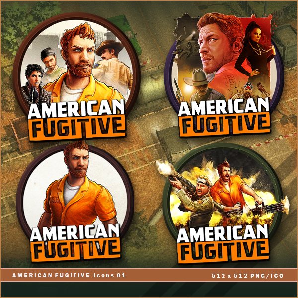 American Fugitive icons by BrokenNoah on DeviantArt