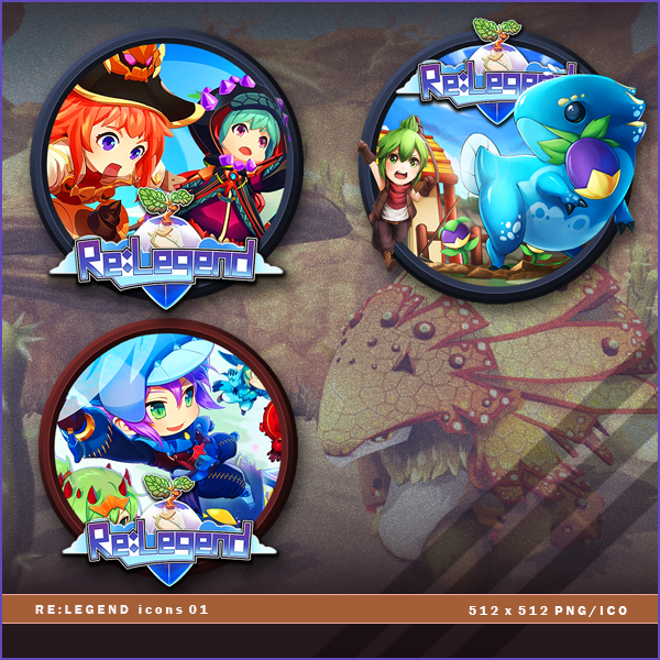 Re-Legend icons by BrokenNoah on DeviantArt