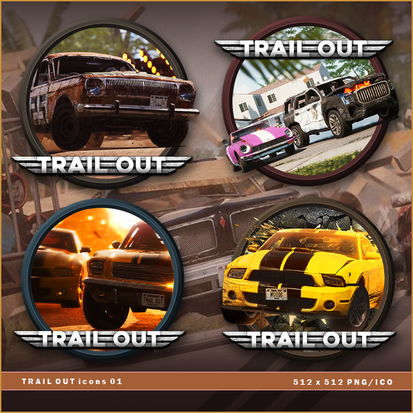 Trail Out icons by BrokenNoah on DeviantArt