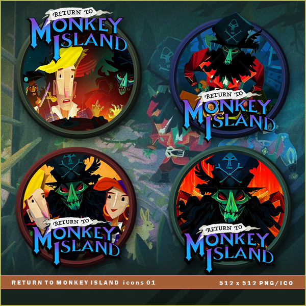 Return to Monkey Island icons by BrokenNoah on DeviantArt