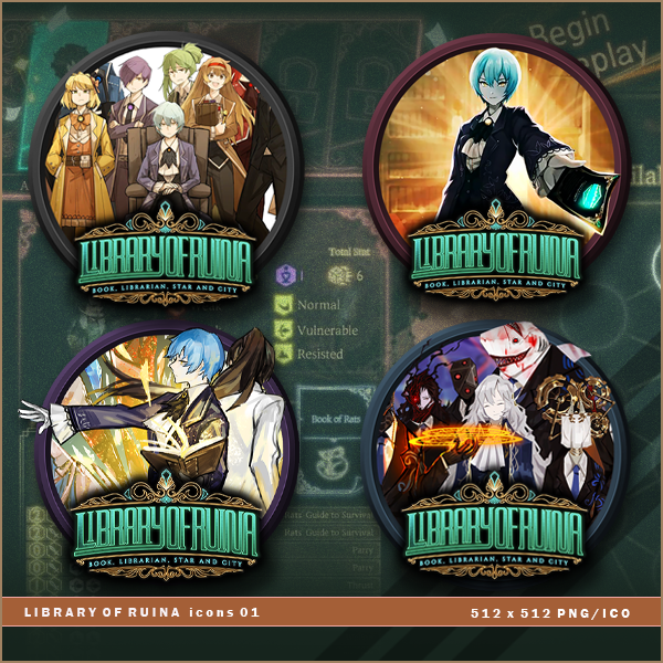 Library of Ruina icons by BrokenNoah on DeviantArt