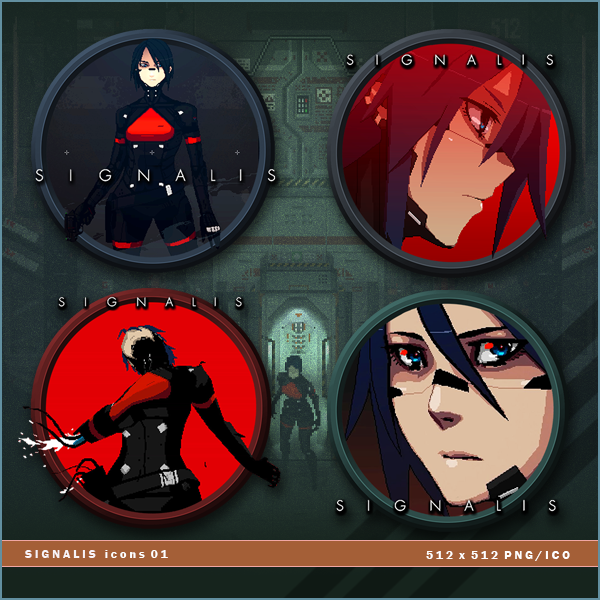 Signalis icons by BrokenNoah on DeviantArt