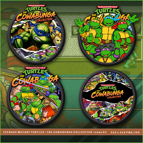TMNT: The Cowabunga Collection icons by BrokenNoah on DeviantArt