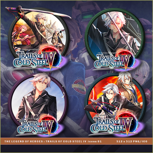 The Legend of Heroes Trails of Cold Steel IV icons by BrokenNoah on DeviantArt