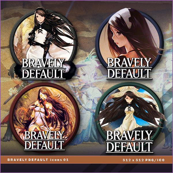 Bravely Default icons by BrokenNoah on DeviantArt
