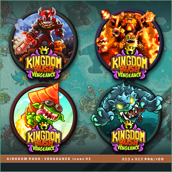 Kingdom Rush: Vengeance icons by BrokenNoah on DeviantArt