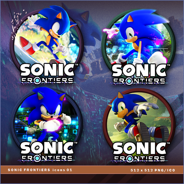 Sonic Frontiers icons by BrokenNoah on DeviantArt