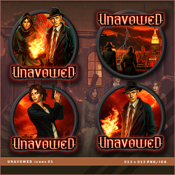 Unavowed icons by BrokenNoah on DeviantArt