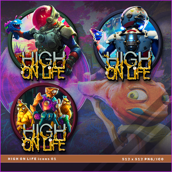 High on Life icons by BrokenNoah on DeviantArt