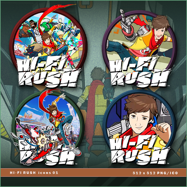 Hi-Fi Rush icons by BrokenNoah on DeviantArt