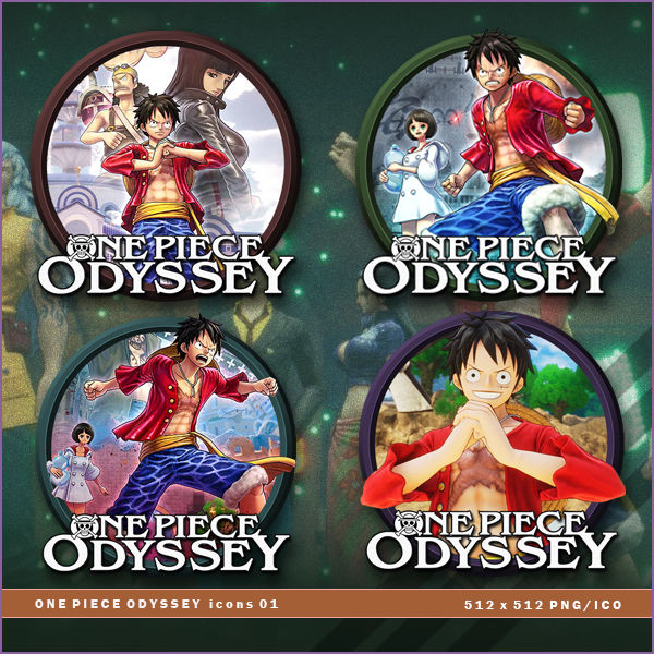 One Piece Odyssey icons by BrokenNoah on DeviantArt
