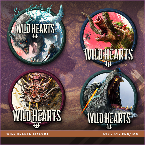 Wild Hearts icons by BrokenNoah on DeviantArt
